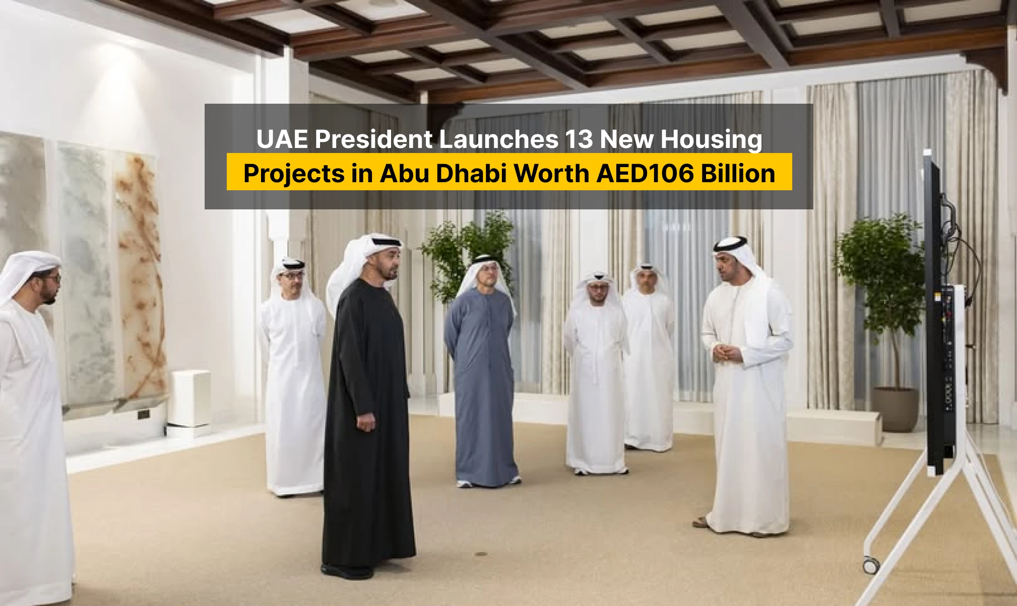UAE President launches 13 new housing projects in Abu Dhabi